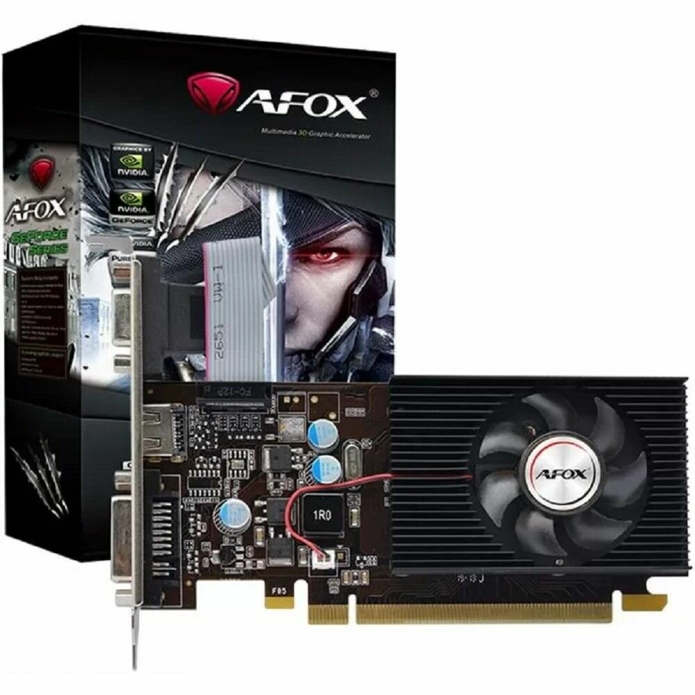 AFOX Видеокарта GT210 512MB GDDR3, PCI - E x16 2.0, 64Bit 550Mhz, VGA DVI HDMI