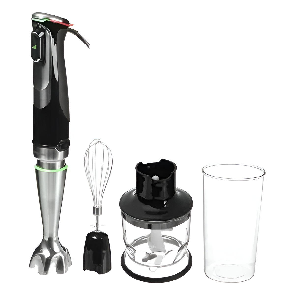 Погружной блендер Braun MQ9125XS, 1200Вт, 3 скорости, пластик, черный