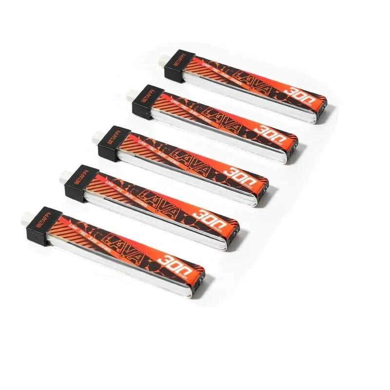 BETA LAVA 1S 300MAH 75C Батарея (5 шт.) Для AIR65 WHOOP