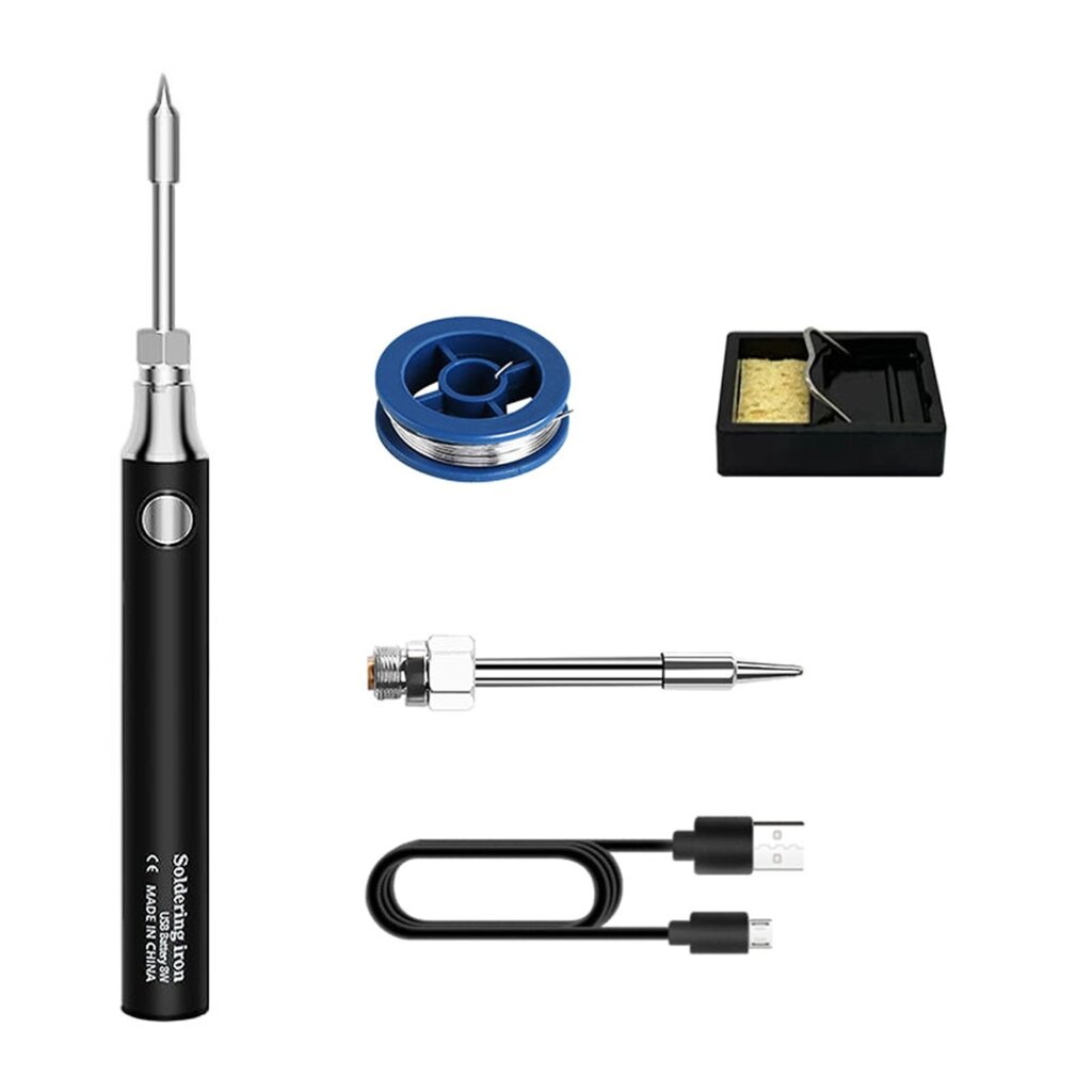Модернизированный беспроводной паяльник мощностью 8 Вт, USB-электрические паяльники с регулируемой температурой, необходимые для самостоятельного ремонта