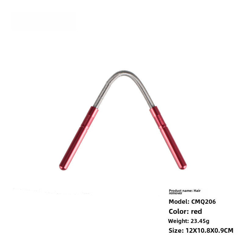 Эпилятор для лица Romei CMQ006, нержавеющая сталь/алюминий, красный