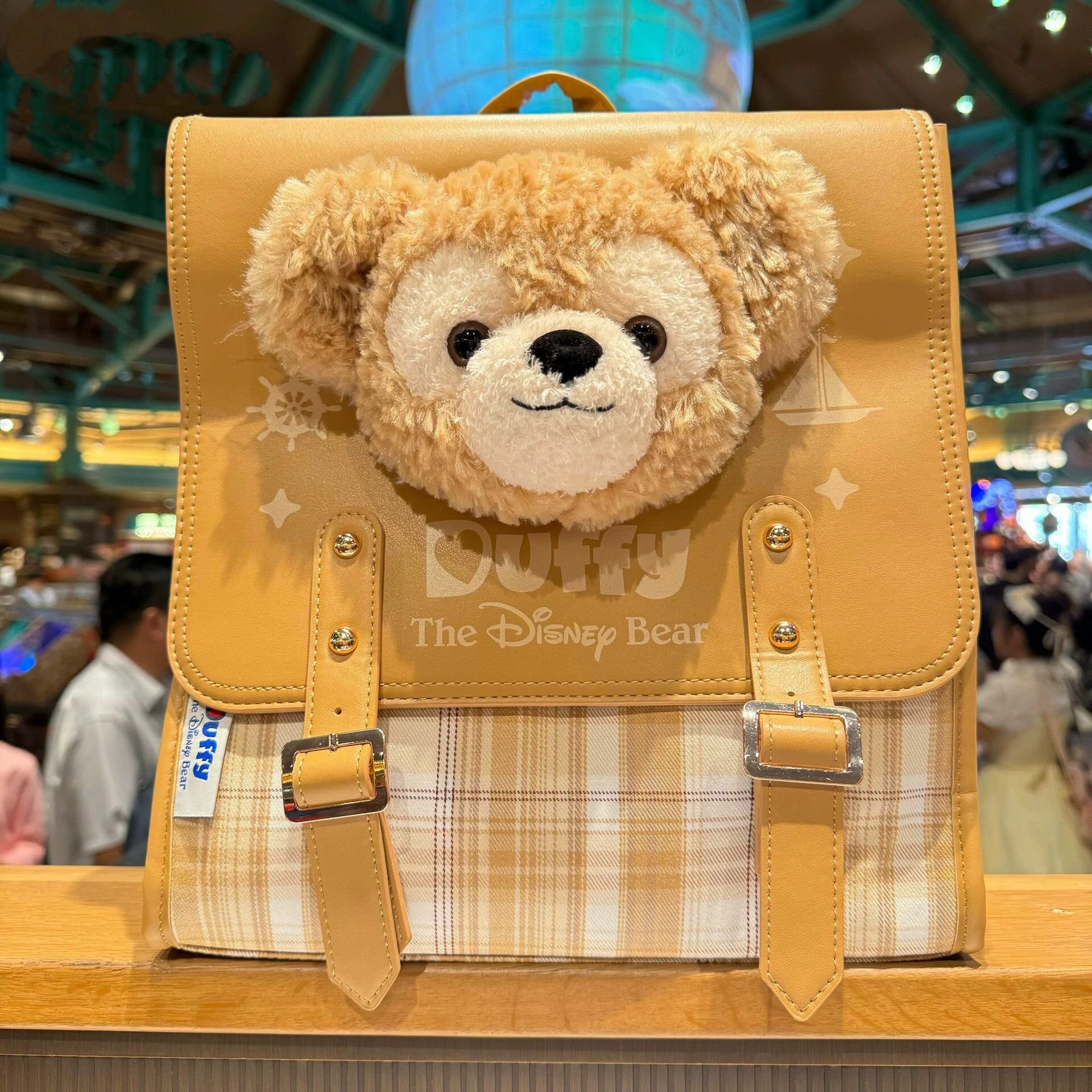 Плюшевый рюкзак Paradise Academy Duffy Churros, мультяшная кукла, большая вместимость, студенческий рюкзак, сумка для боли