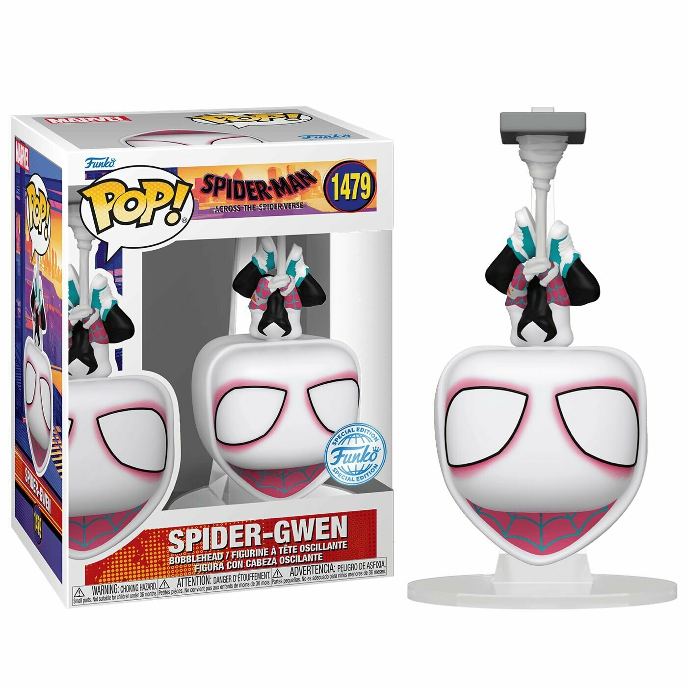 Фигурка Гвен-Паук вниз головой Spider-Gwen Upside Down из мультфильма Человек-Паук: Паутина вселенных 1479