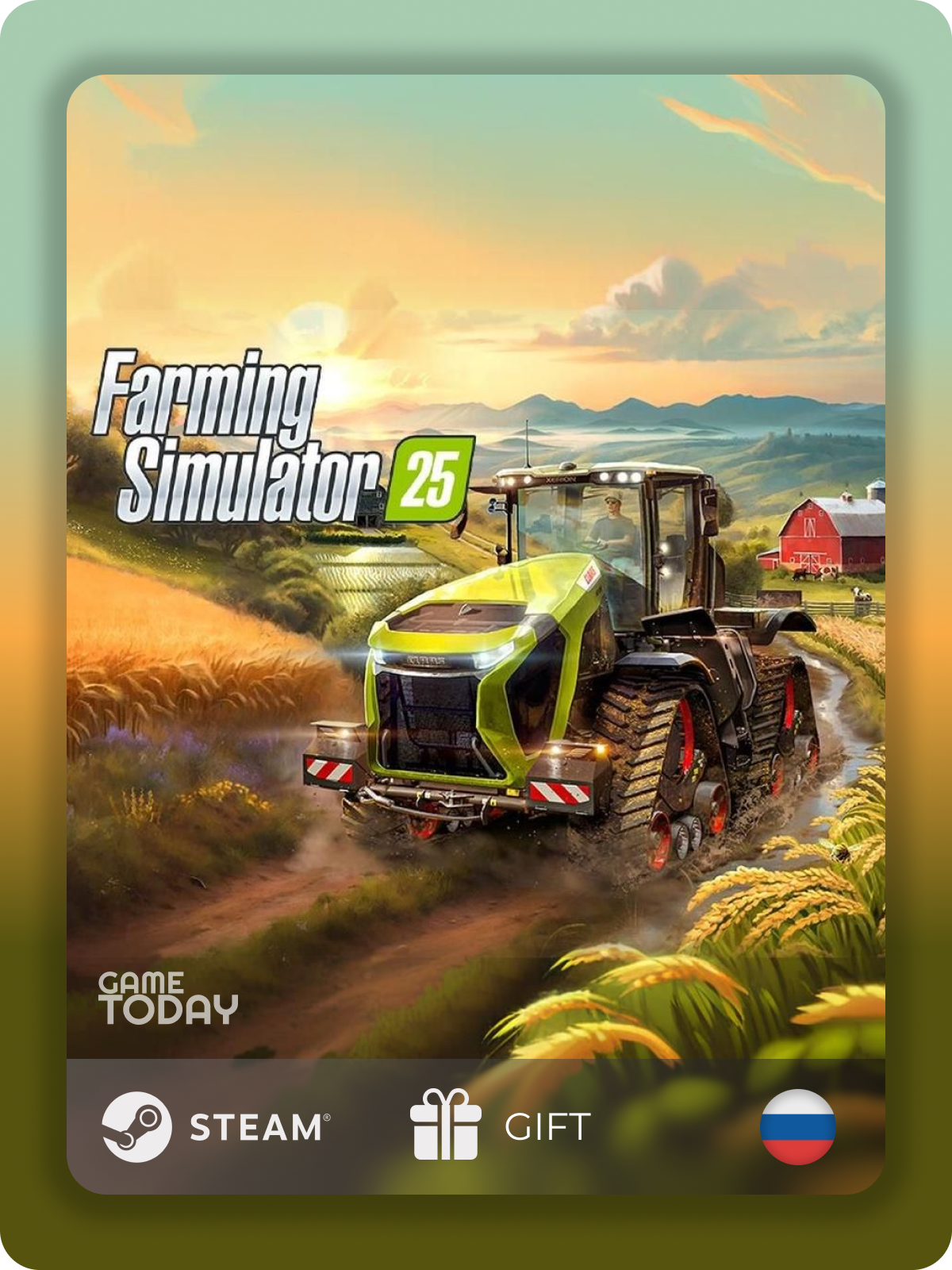 Farming Simulator 25 | Игра в Steam | PC | Mac | Steam Deck | Отправка подарком | Регион активации Россия