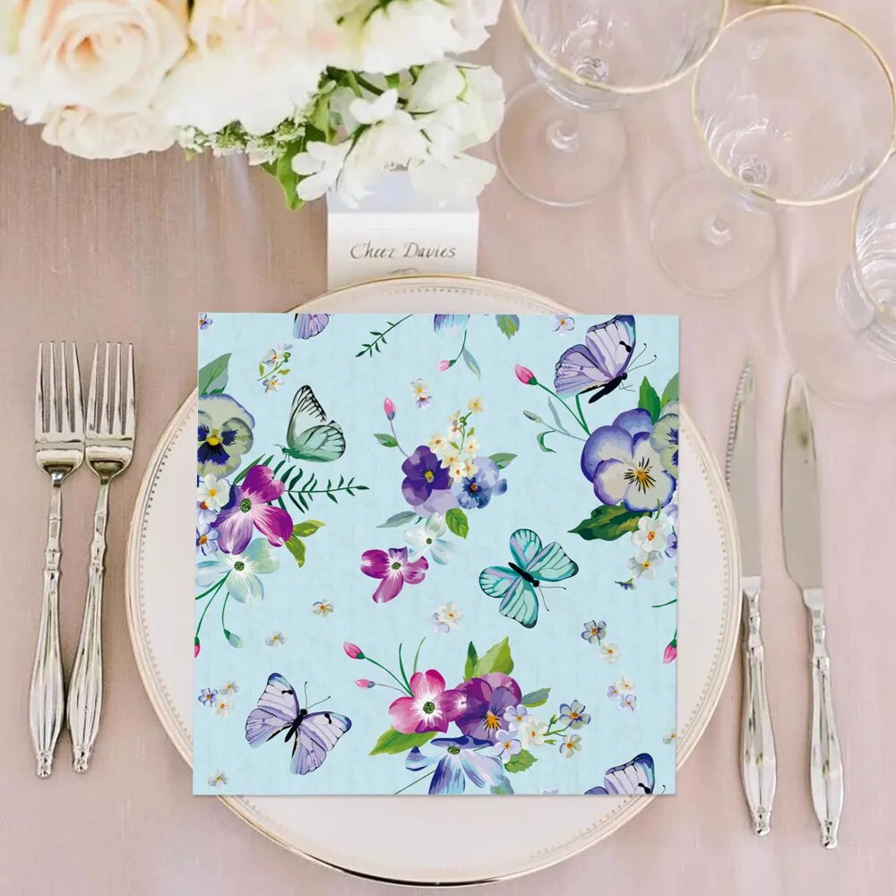 Бумажные салфетки, 20 шт.