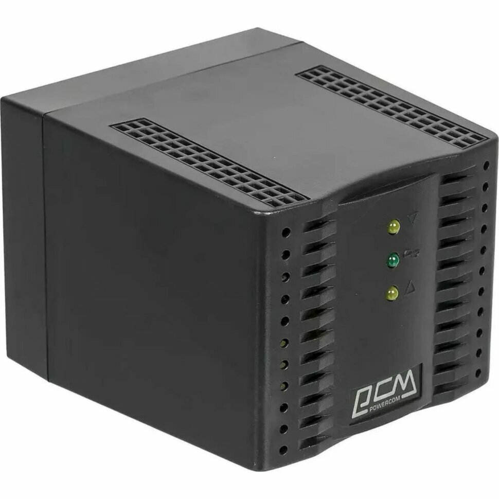 Стабилизатор напряжения Powercom TCA-2000 1000Вт 2000ВА черный, 2070044