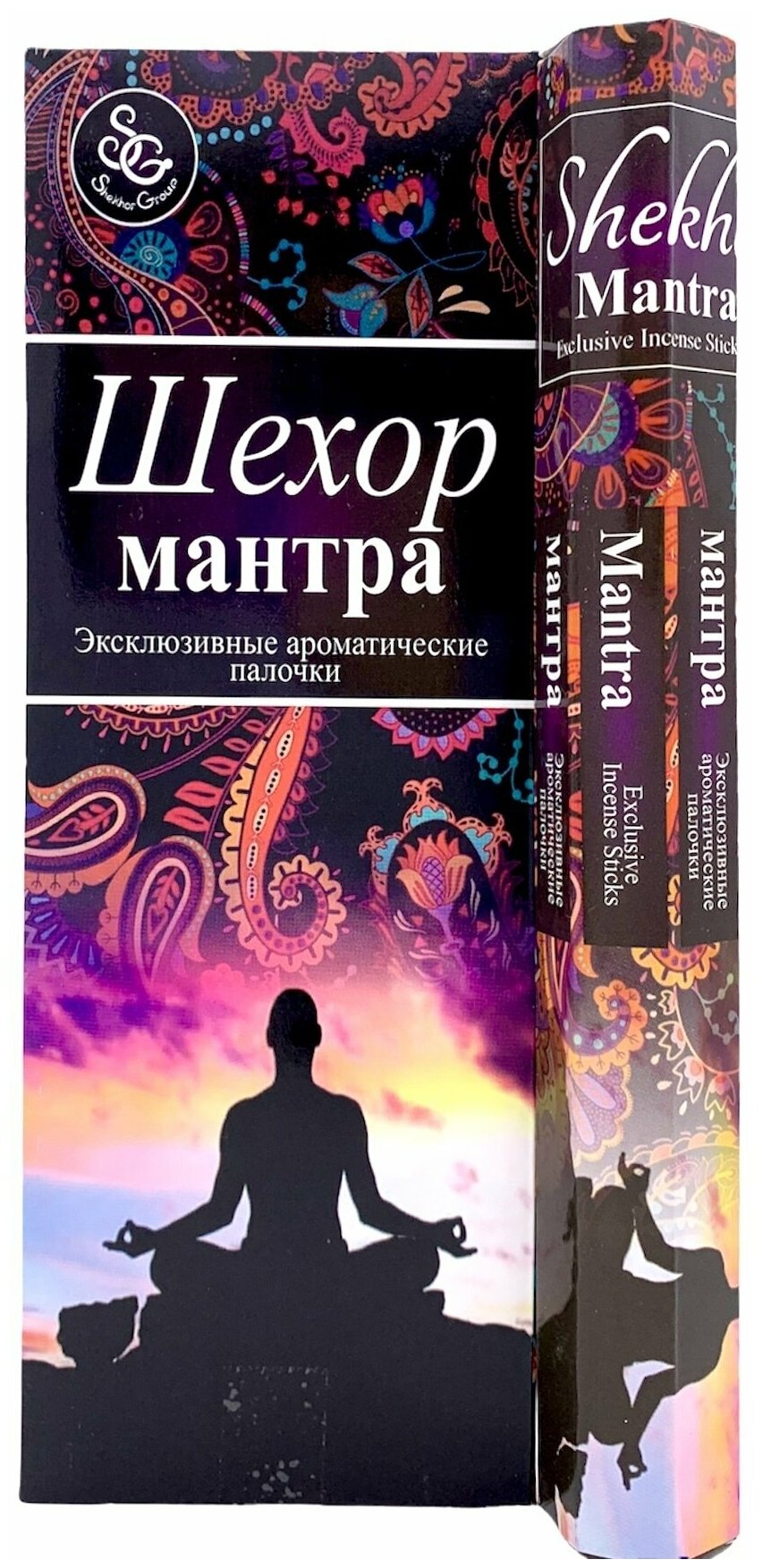 Shekhor Благовония Мантра (Mantra) / Эксклюзивные ароматические палочки Шехор / Индия 20 шт