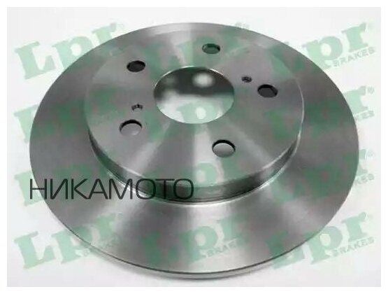 LPR T2050P диск тормозной! задний\ Toyota Auris 1.4/1.6 Ti 07>