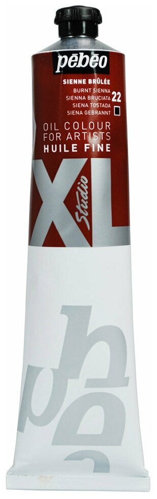 Краски масляные PEBEO XL 200 мл 200022 сиена жженая