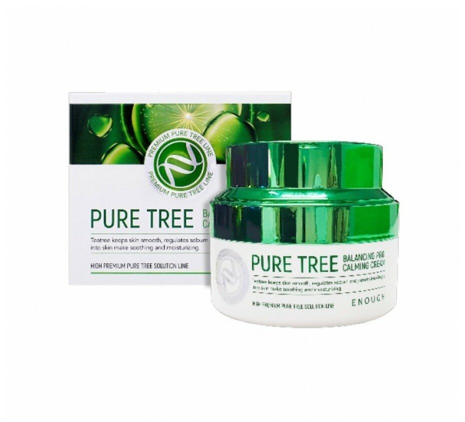 Крем для лица с экстрактом чайного дерева Enough Pure Tree Balancing Pro Calming Cream (50 мл)