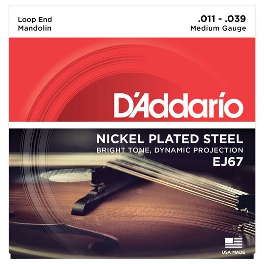 Струны для мандолины D'ADDARIO EJ67