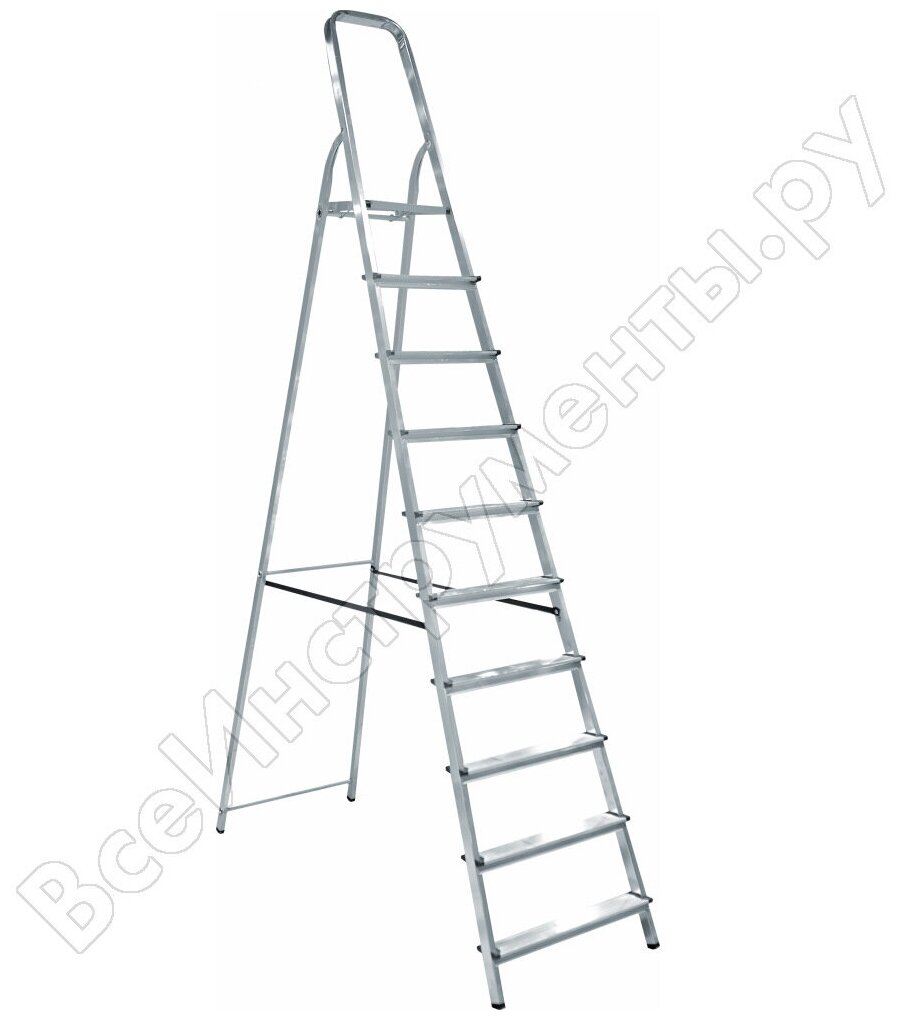 Алюминиевая стремянка 10 ступеней Gigant AS 110