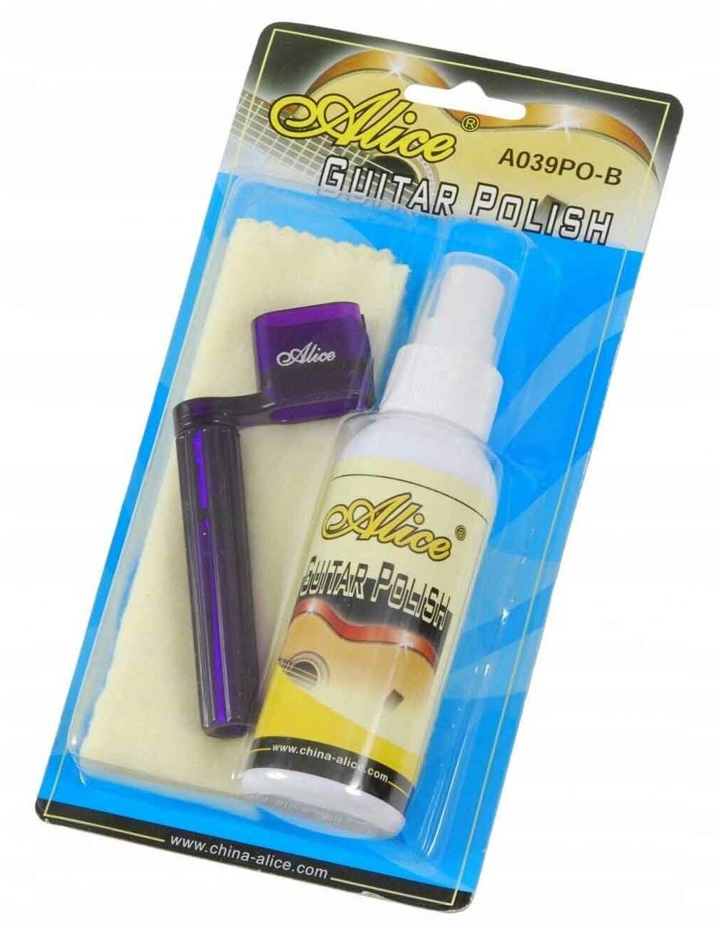 Полироль для гитары ALICE A039PO-B, спрей, из натуральных масел
