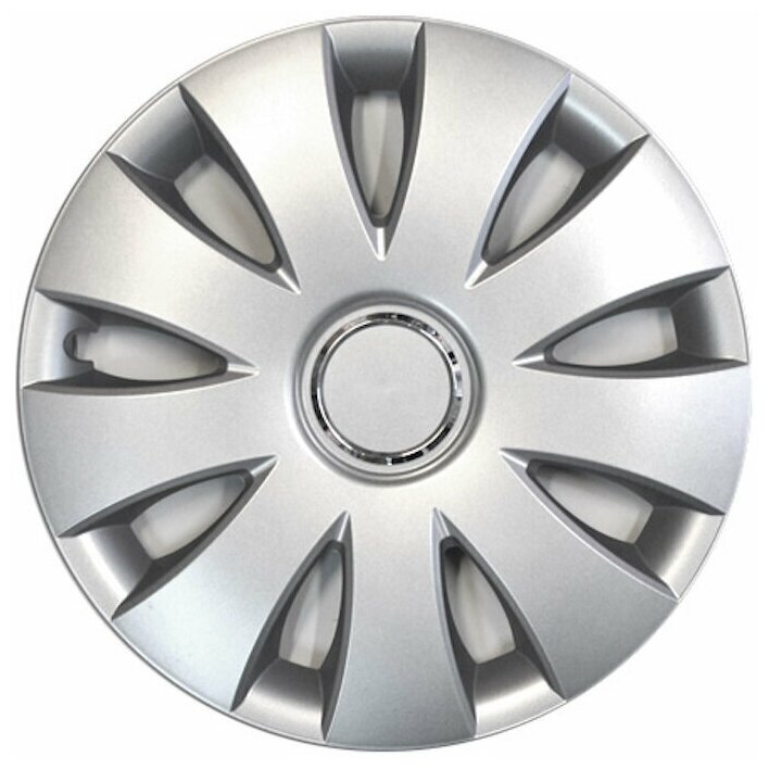 Автомобильные колпаки на диски Jestic аура ринг R16", в комплекте 4 колпака