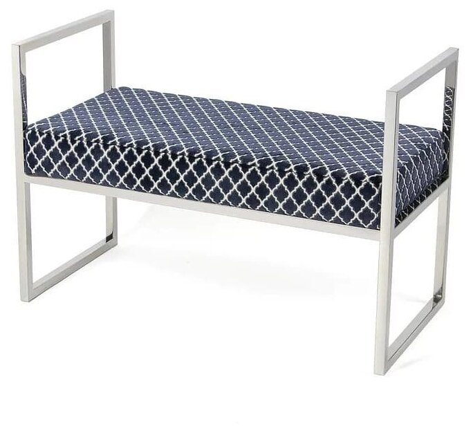 Банкетка в прихожую на металлокаркасе мягкая Estet Interiors 950х450х650 мм.