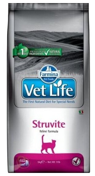 Корм сухой Farmina Vet Life Struvite, для кошек, 10 кг