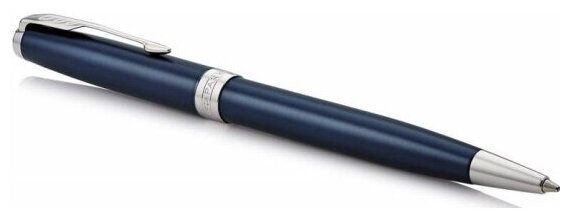 Ручка шариковая Parker Sonnet Core K539 (1931536) LaqBlue CT M черные чернила подар. кор.