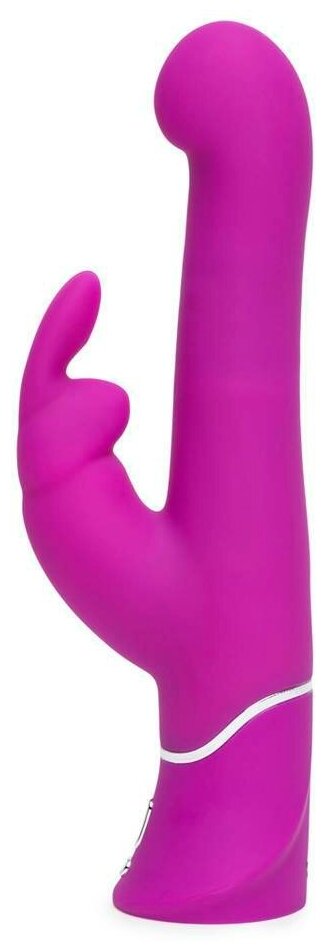 Вибратор с клиторальным стимулятором Happy Rabbit фиолетовый 24,2 см