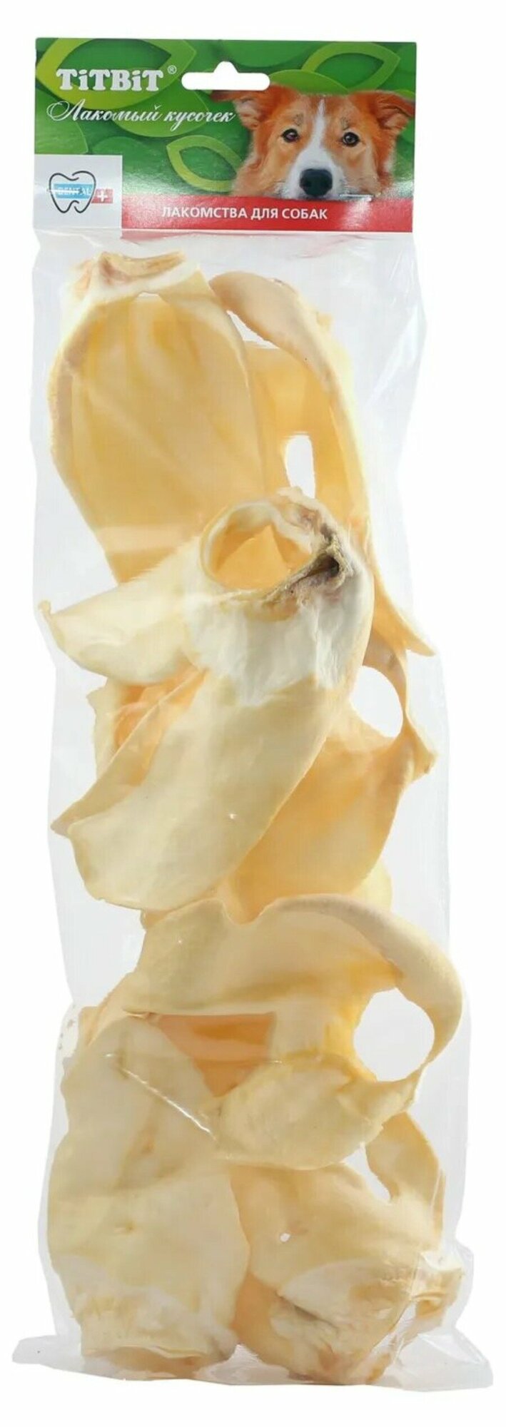 TiTBiT Лакомство для собак Ухо телячье BIG