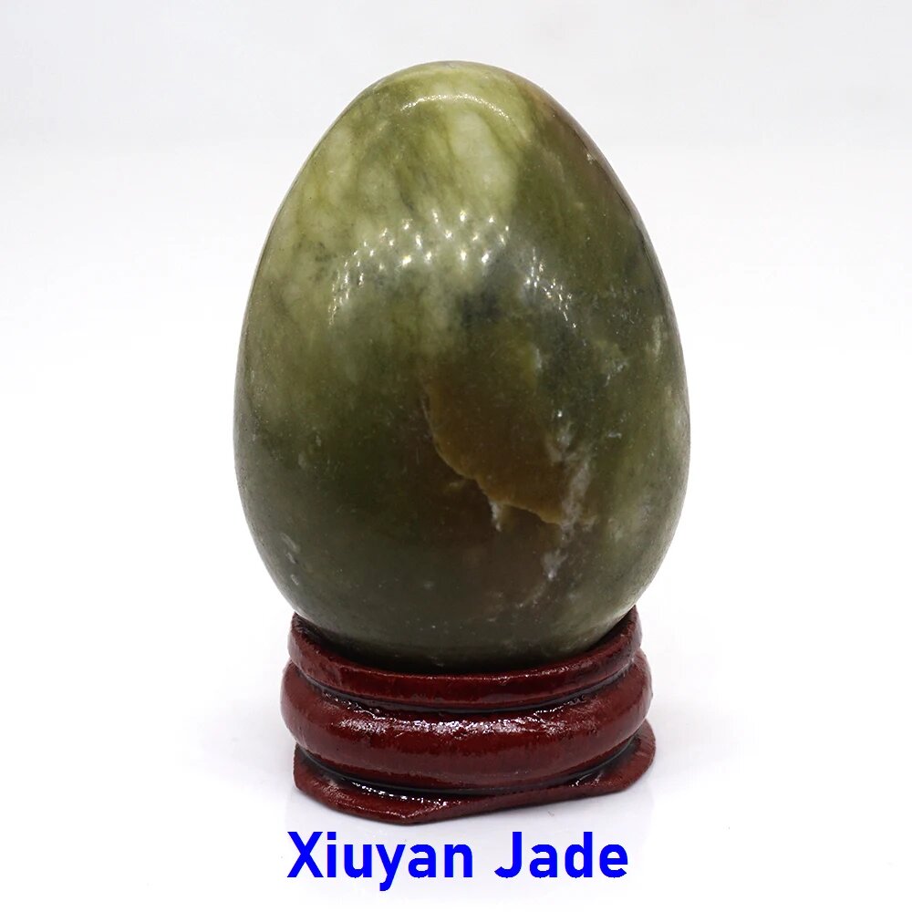 Йони яйцо из амазонита/аметиста/черного обсидиана/камня крови/синего авантюрина/синего содалита Xiuyan Jade