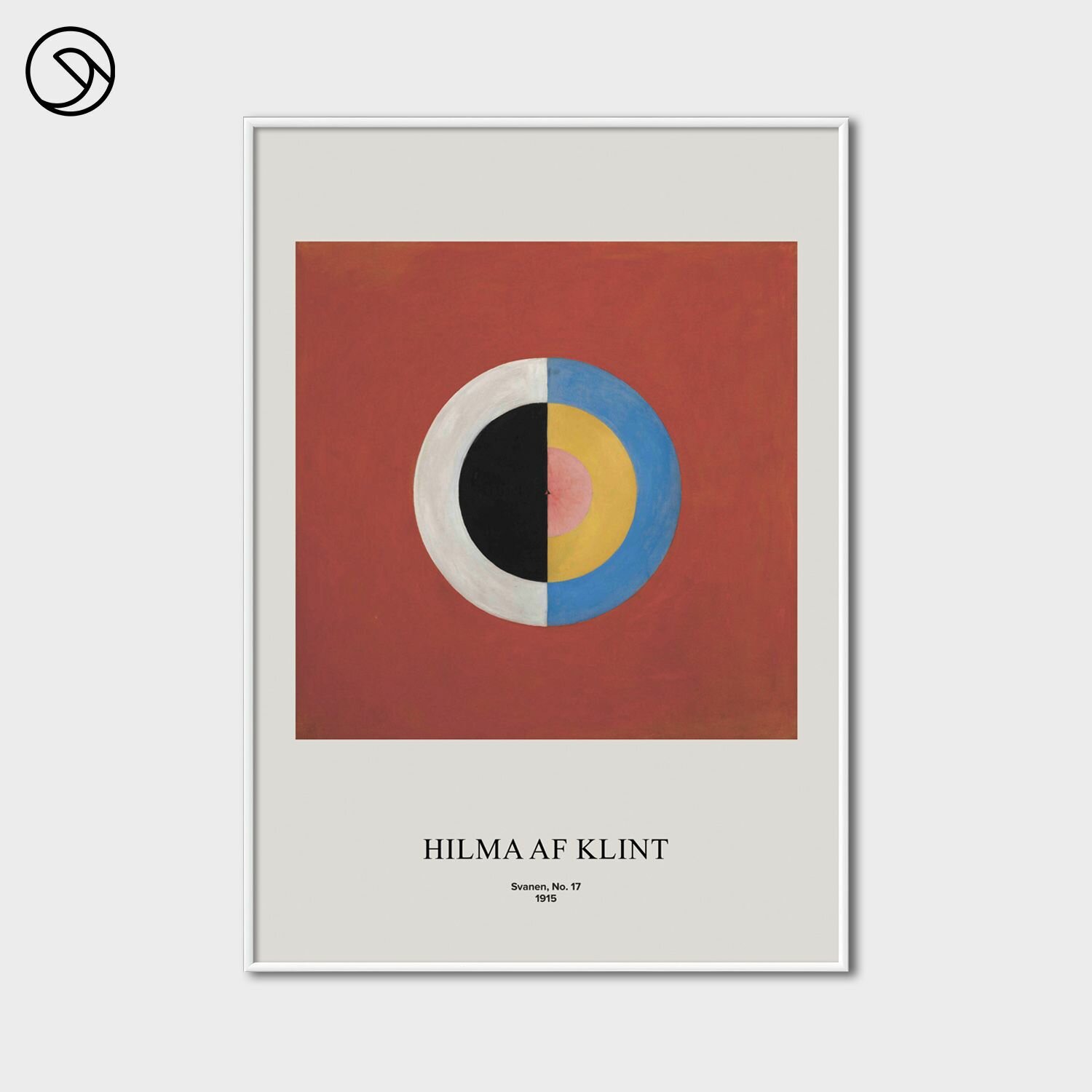 Постер в раме 50х70 Postermarkt, Hilma af Klint Svanen No. 17