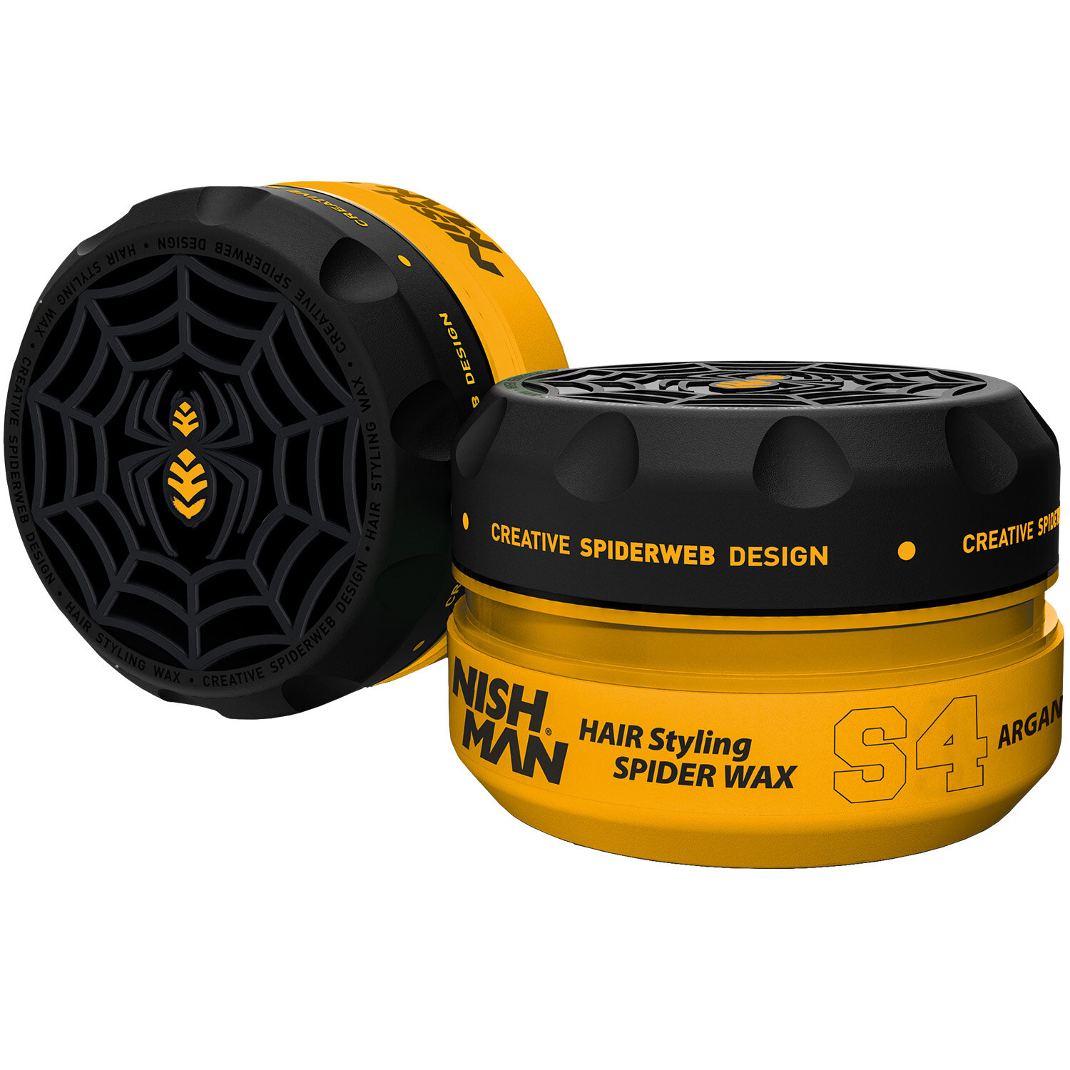 Воск-паутинка для волос NISHMAN AQUA HAIR STYLING SPIDER WAX S4 (ARGAN), 150 мл
