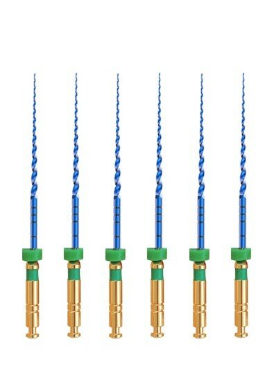 MG3 II Blue, 25мм, размер 02/70, стерильные машинные файлы, никель-титан, 6 шт.