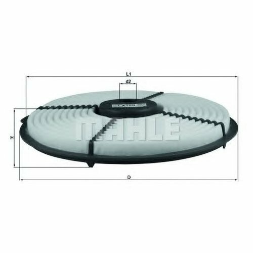 Фильтр воздушный Knecht/Mahle LX729 для Toyota Corolla, Starlet, TAZZ E9, Tercel