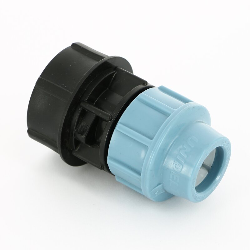 Муфта обжимная ВР 20 x 1" для водопроводных ПНД труб UNIDELTA