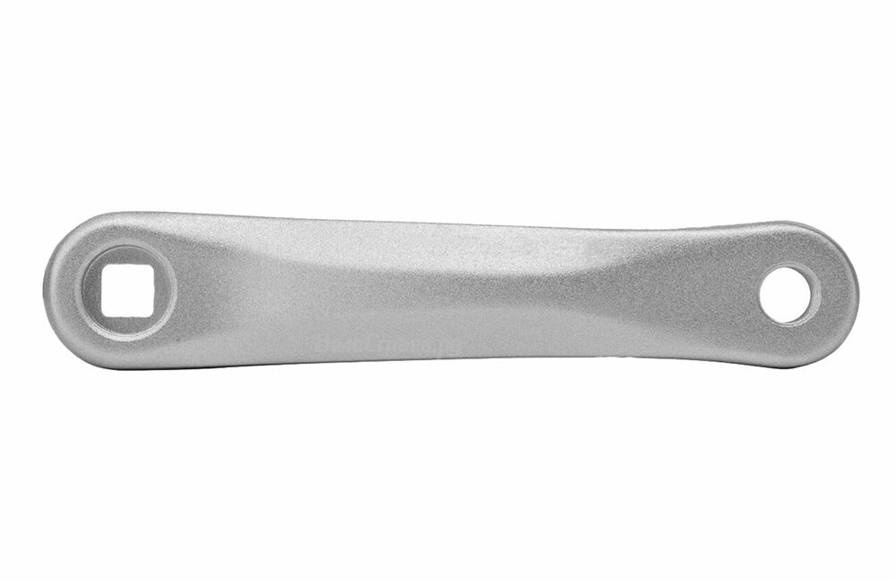 STELS Шатун левый горный 152мм алюм. под квадрат с фасками серебро А005