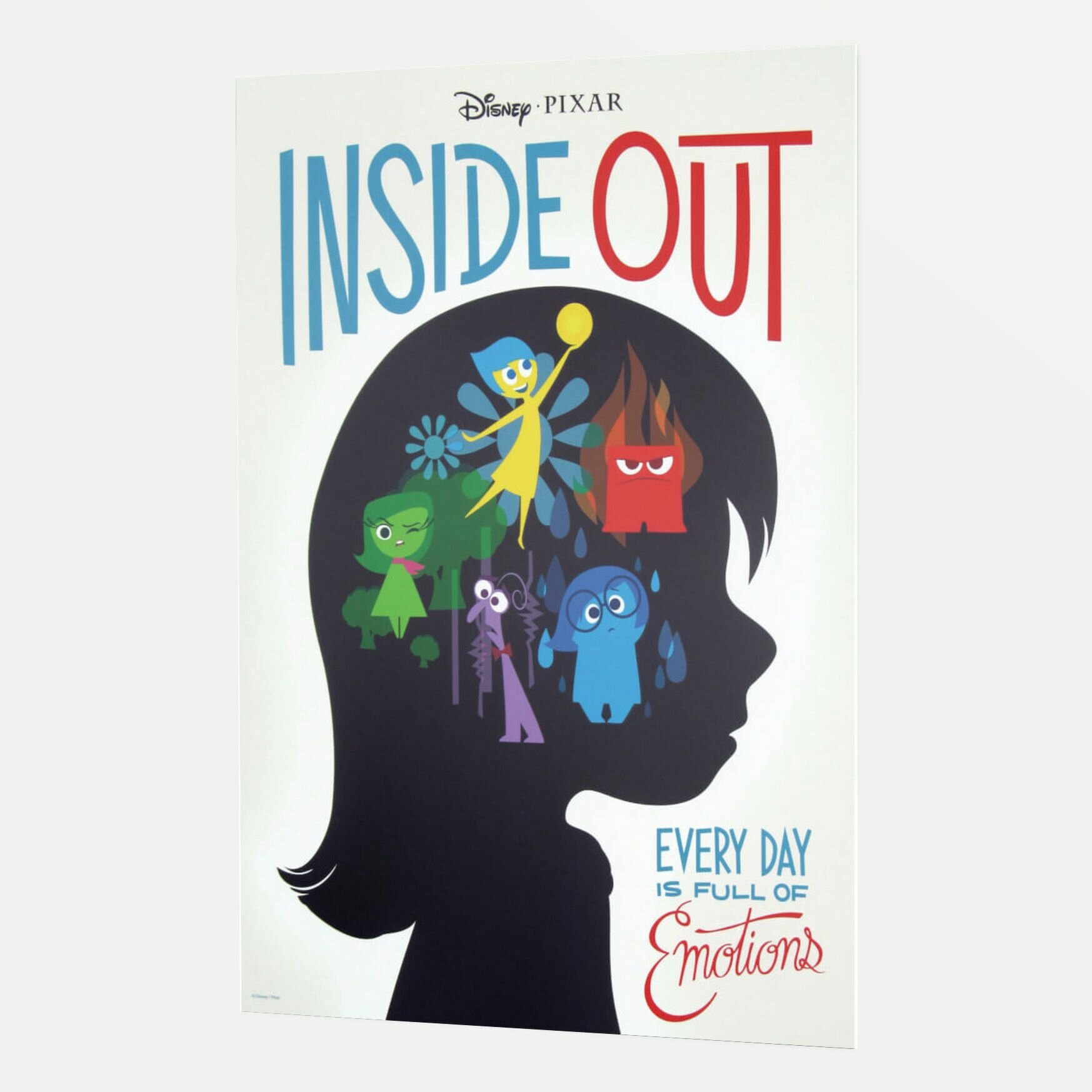 Постер (плакат) по мультфильму Головоломка 40x60 см. от Poster4me