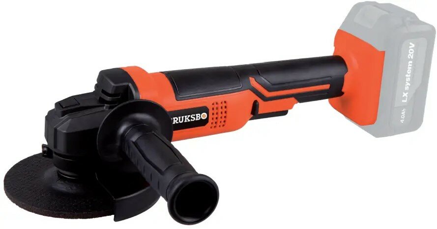 Аккумуляторная угловая шлифовальная машина BRUKSBO AGM1135+ АКБ + зарядка