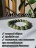 Браслет, хромдиопсид, 5 шт., размер 18 см, размер M, зеленый