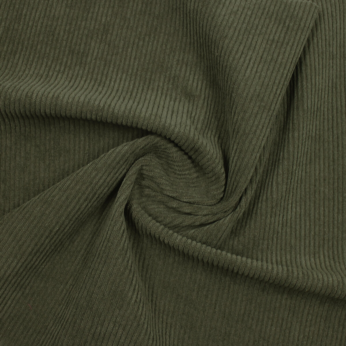 Ткань для шитья "Вельвет" 1,4 х 1 м, цвет хаки, 270г/м²