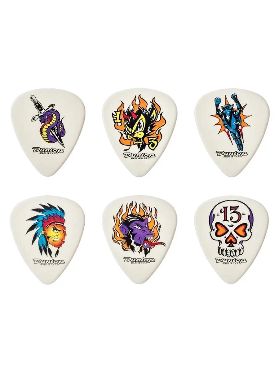 Набор медиаторов DUNLOP BL100P.60 Alan Forbes 6шт