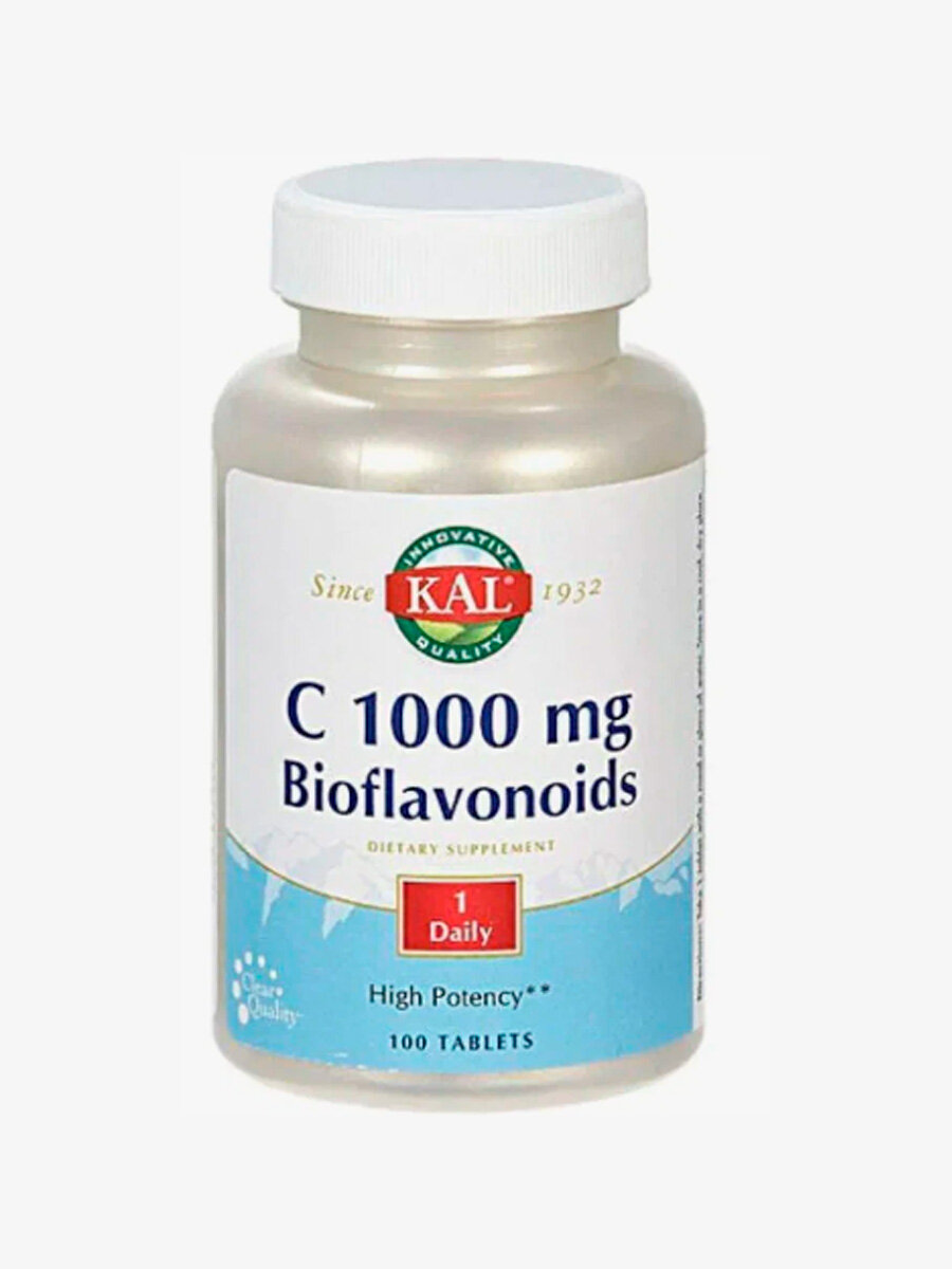 Kal Reacta-C w/Bioflavonoids 60ct 1000mg