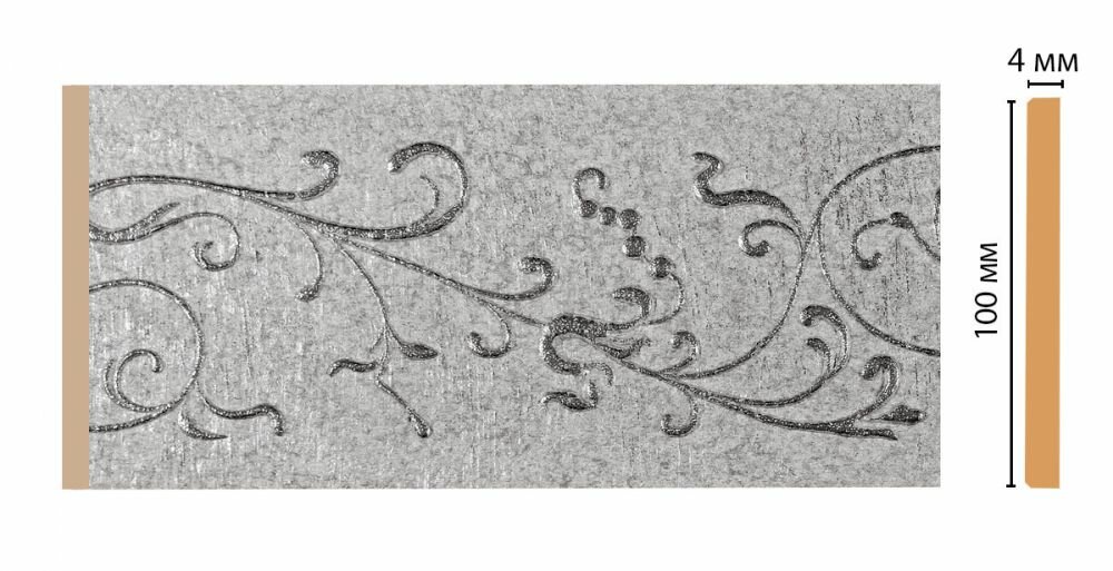 Декоративная Панель Decomaster N10-19/18 В100хШ4хД2400 мм / Декомастер.