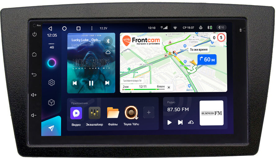 Штатная магнитола Lada Granta, Granta Sport, Kalina 2 2013-2018 Teyes CC3L 4/32 7" RP-LDGR-07 Android 10 (DSP, AHD)