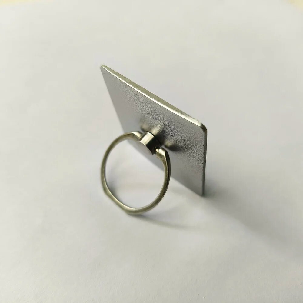 Держатель для кольца на палец смартфона для мобильного телефона, детали для смартфона, кольцо для сотового смартфона, прозрачная подставка для зажима Silver