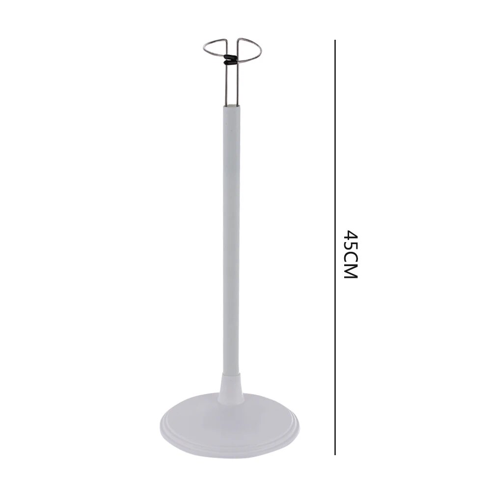 Регулируемая металлическая подставка для куклы, белая/черная кукла, манекен, кукольная подставка на запястье, держатель, кронштейн для дисплея, аксессуары для кукольного домика, игрушка