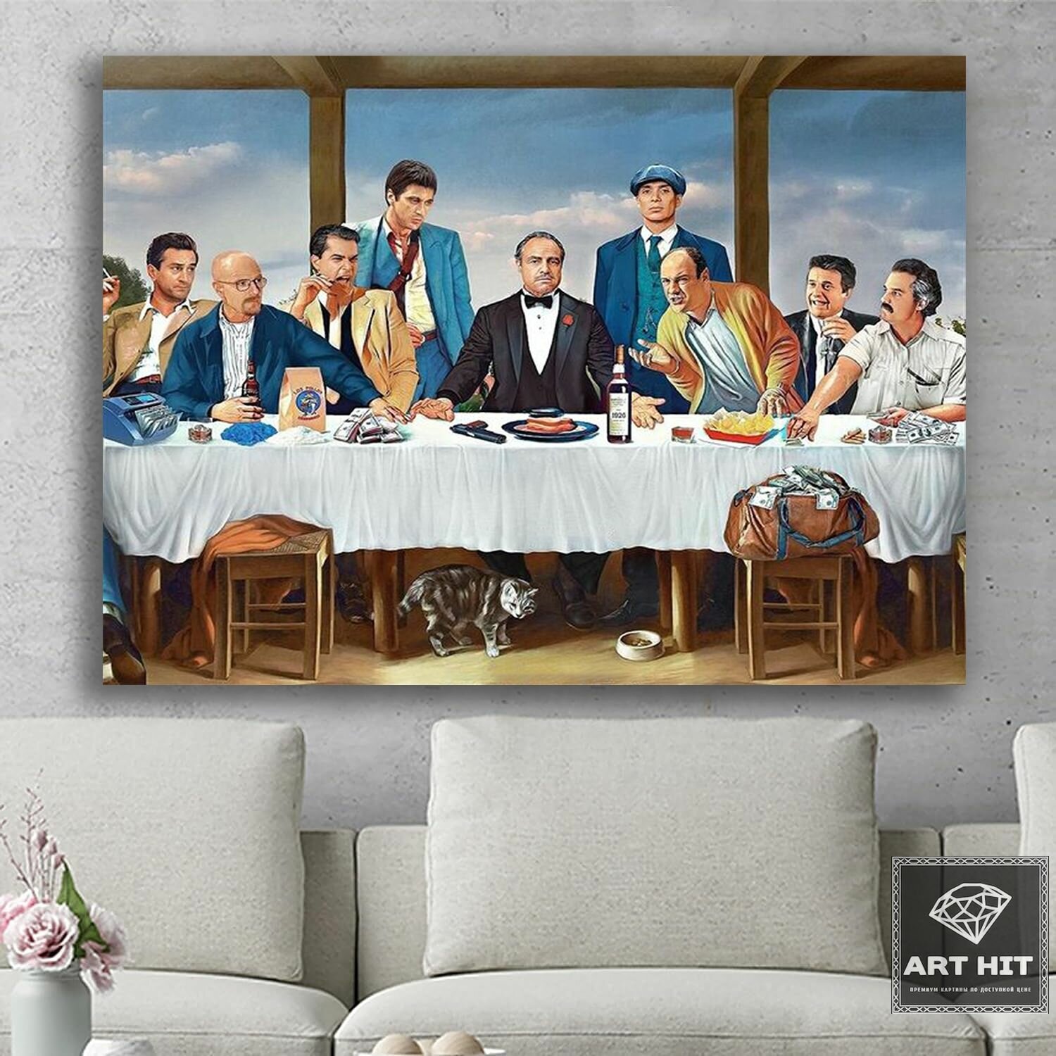 Картина Мафия, Мафиози клуб, 50х70