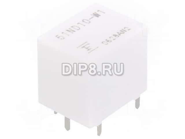 Реле FUJITSU FBR51ND10-W1, электромагнитное, SPDT, Uобмотки 10ВDC, 25A/14ВDC, 180 Ом