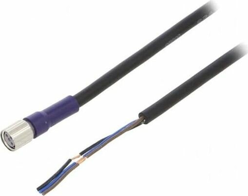 Соединительный кабель OMRON XS3F-LM8PVC3S5M M8 PIN 3 прямой 5м вилка 0,5А -10-65 град. C 1 шт
