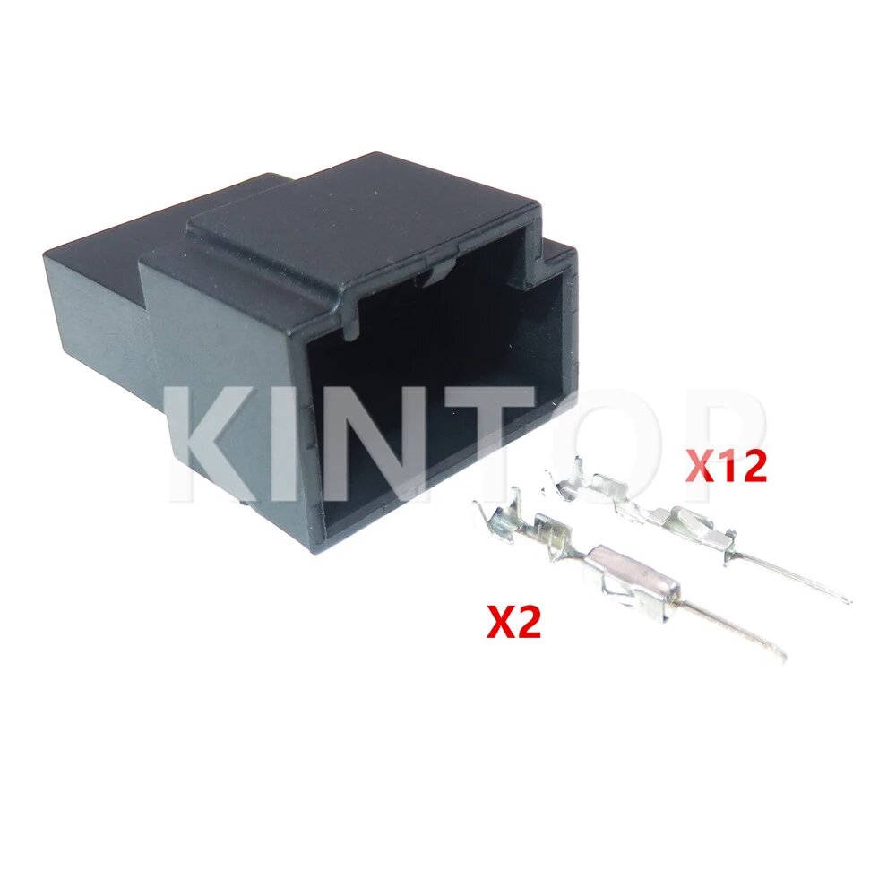 Автомобильные разъемы, 14 контактов, с проводами 1 Set Male