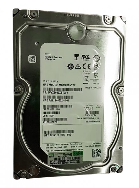 Жесткий диск HP 507772-B21 1Tb 7200 SATAII 3.5" HDD