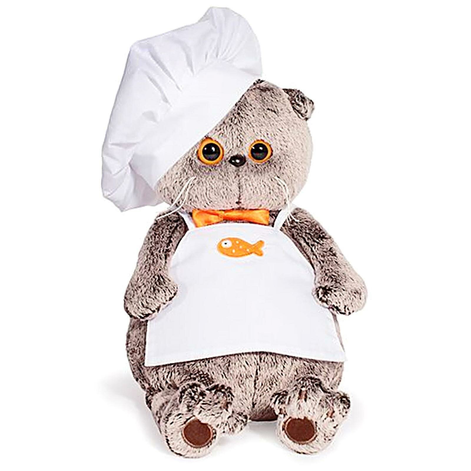 Мягкая игрушка Басик и Ко "Басик шеф-повар", 19 см, Ks19-021