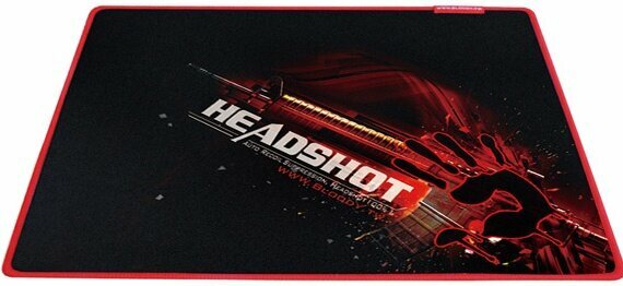 Коврик для мыши A4 B-070 Bloody большой черный/рисунок 430x350x4мм