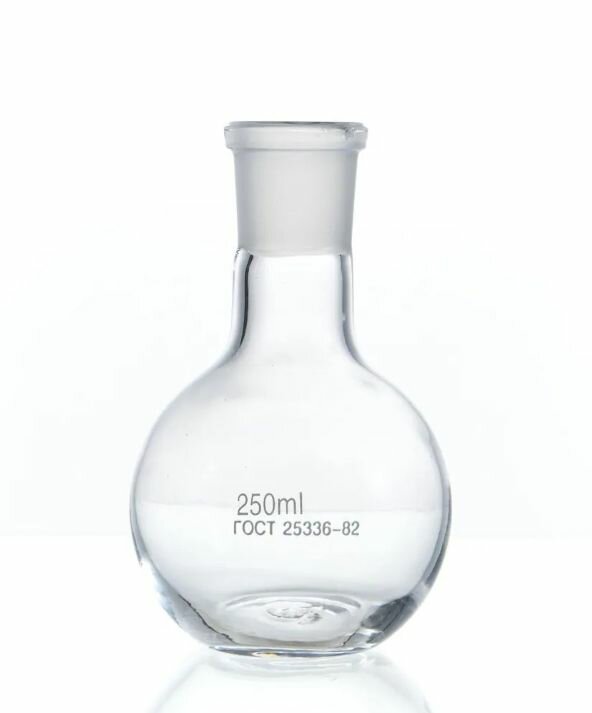 Колба плоскодонная П-1-250-29/32, 250 мл (со шлифом)