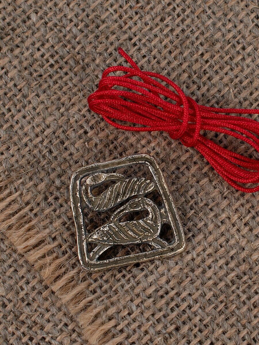 Подвеска, серебро, 925 проба, чернение