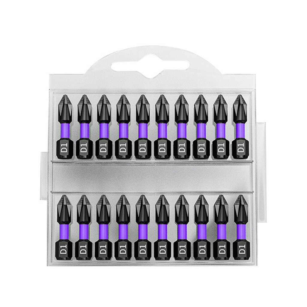 Поперечное Долото с Магнитным Ударом, Набор Длинных Отверток PH2 с Шестигранным Хвостовиком 1/4 Дюйма, Поперечное Ударное Долото для Силового Сверления